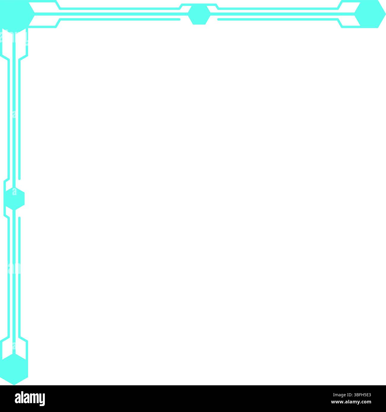 Y2K Futuristic Hud Frame Stock Vector Image & Art - Alamy