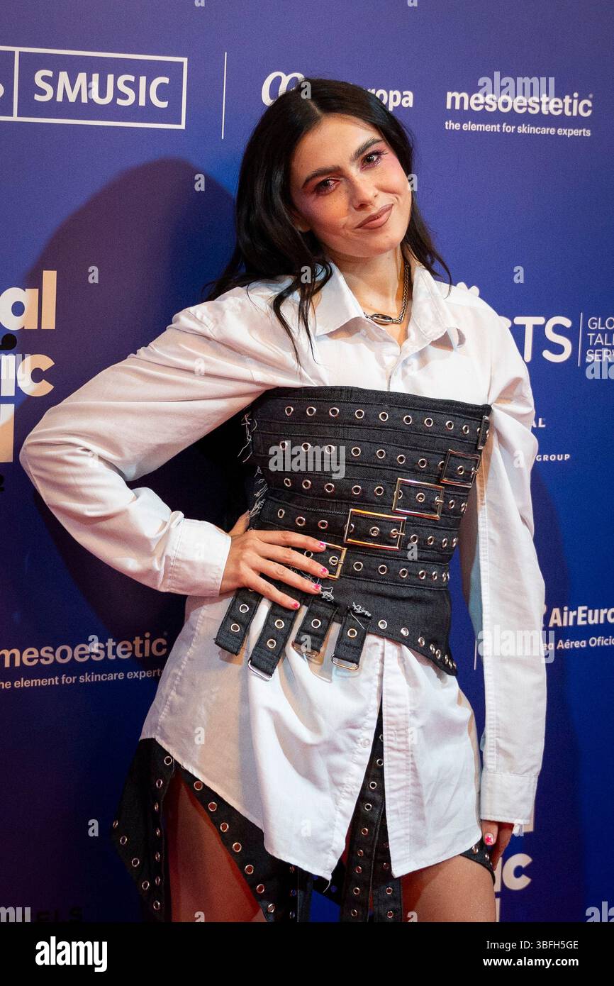 Madrid, Spain. 01st June, 2025. Chiara attends to 'Universal Music ...