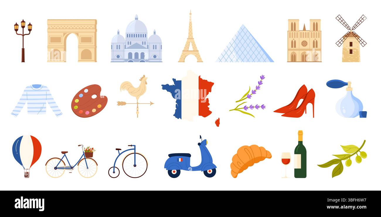 Map of montmartre hi-res stock photography and images - Alamy