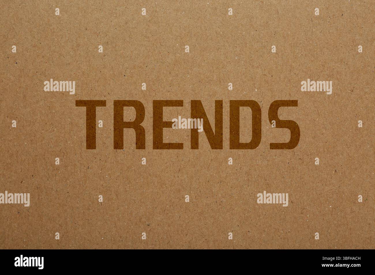Trends. Word on pale brown textured background Stock Photo - Alamy