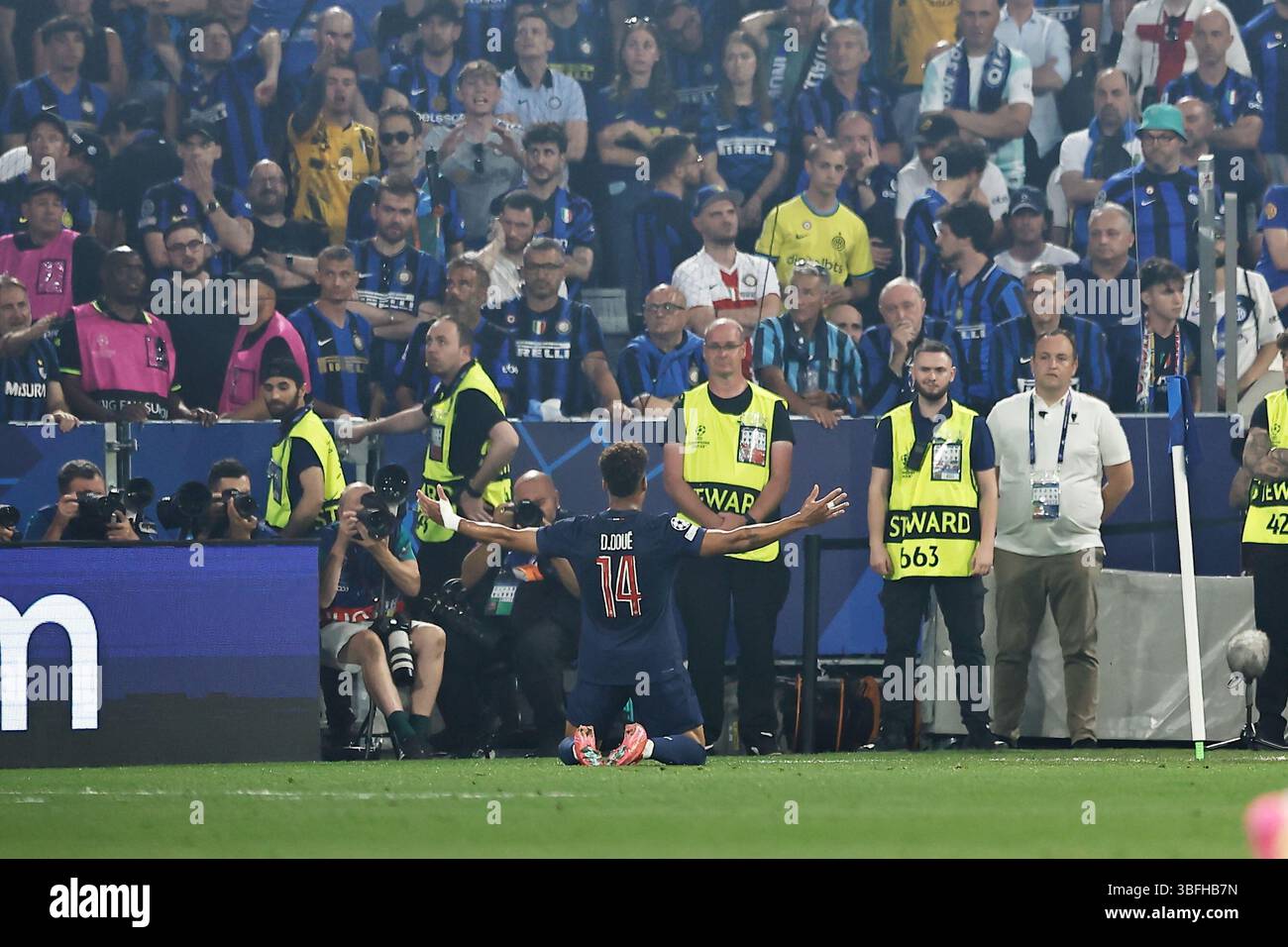 Munich, Germany. 31st May, 2025. Desire Doue (PSG) Football/Soccer ...