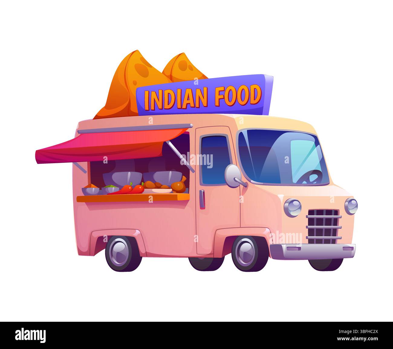 Curry feast Stock Vector Images - Alamy