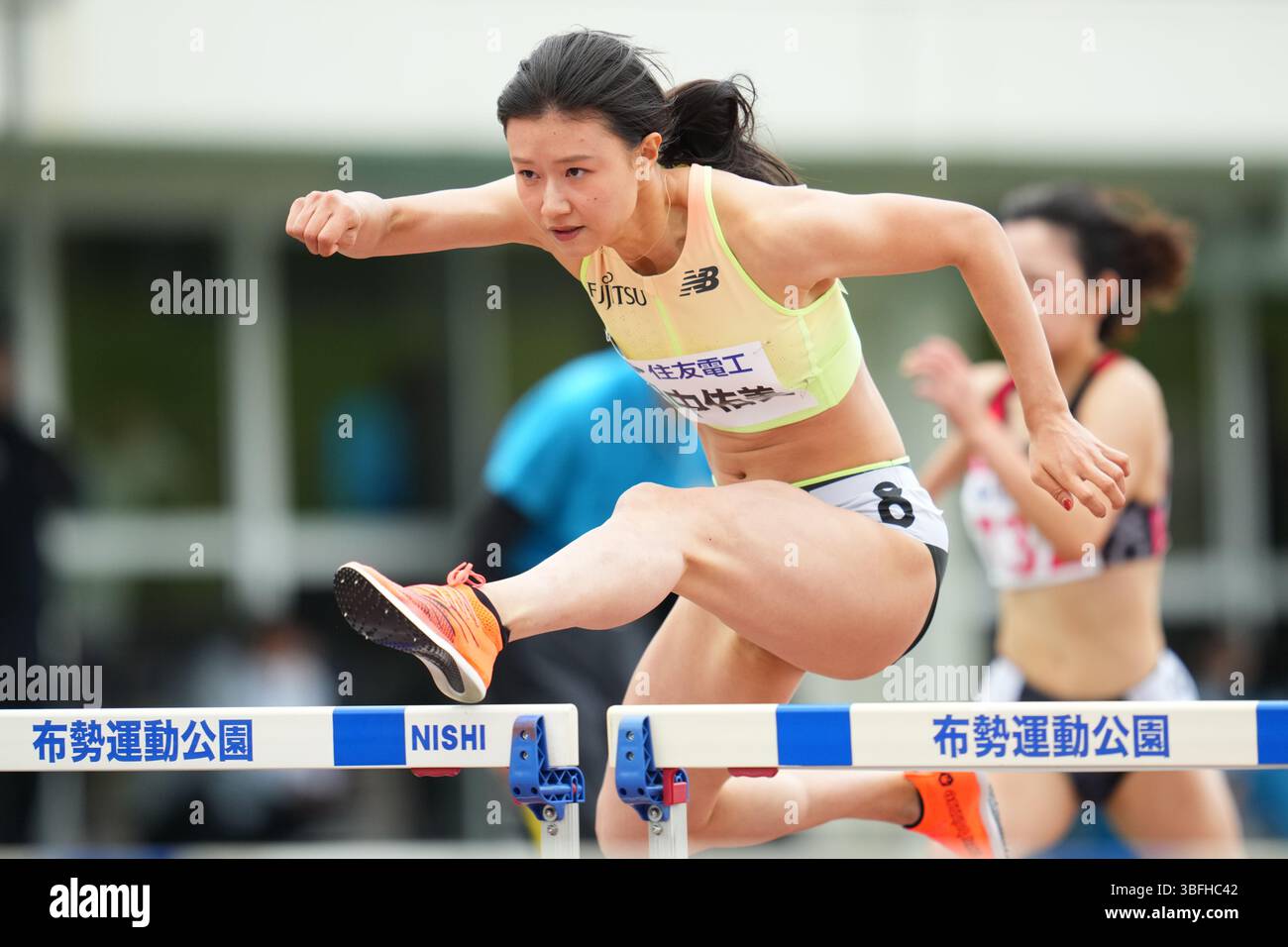 Tottori, Japan. 1st June, 2025. Yumi Tanaka Athletics : Fuse Sprint 2025 Womens 100m Hurdles ...