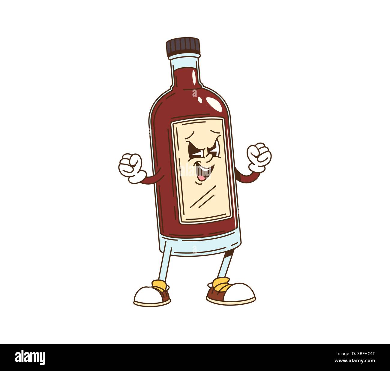 The evil of booze cartoon hi-res stock photography and images - Alamy