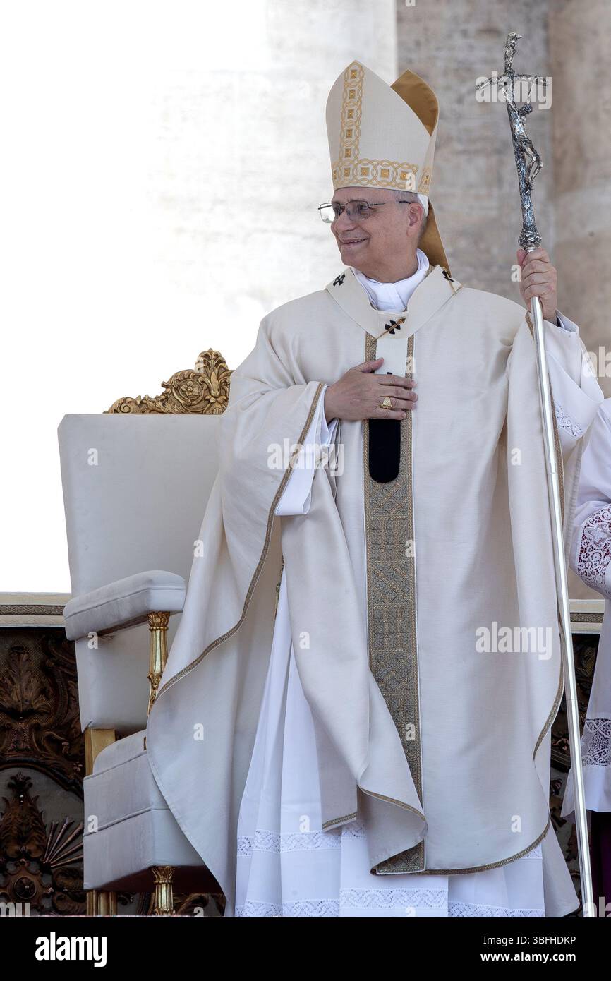 Vatican City, Vatican, 01 Jene 2025. Pope Leo XIV celebrates Mass for ...
