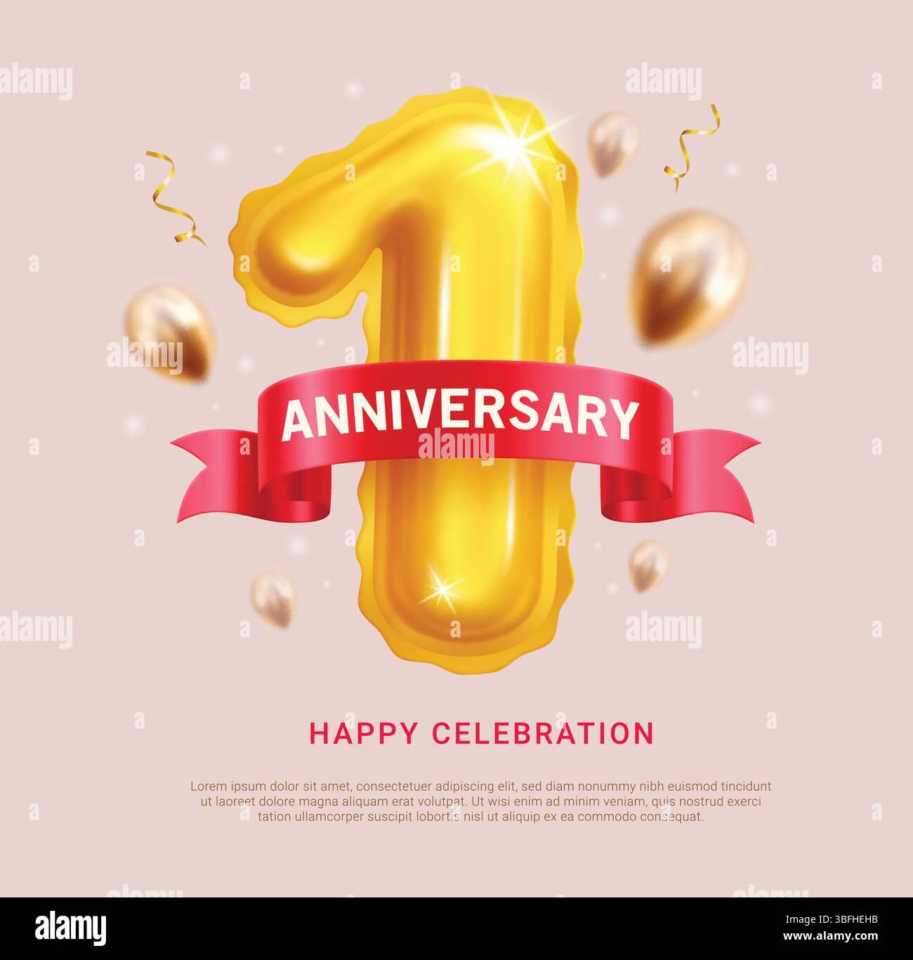 Happy 1st Anniversary Logo 1,100+ Happy 1st Anniversary Stock Photos,