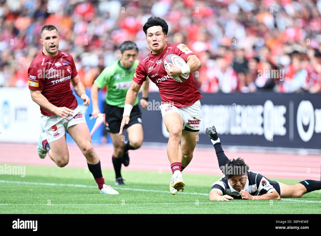 National Stadium, Tokyo, Japan. 1st June, 2025. Yuto Mori (Brave Lupus ...