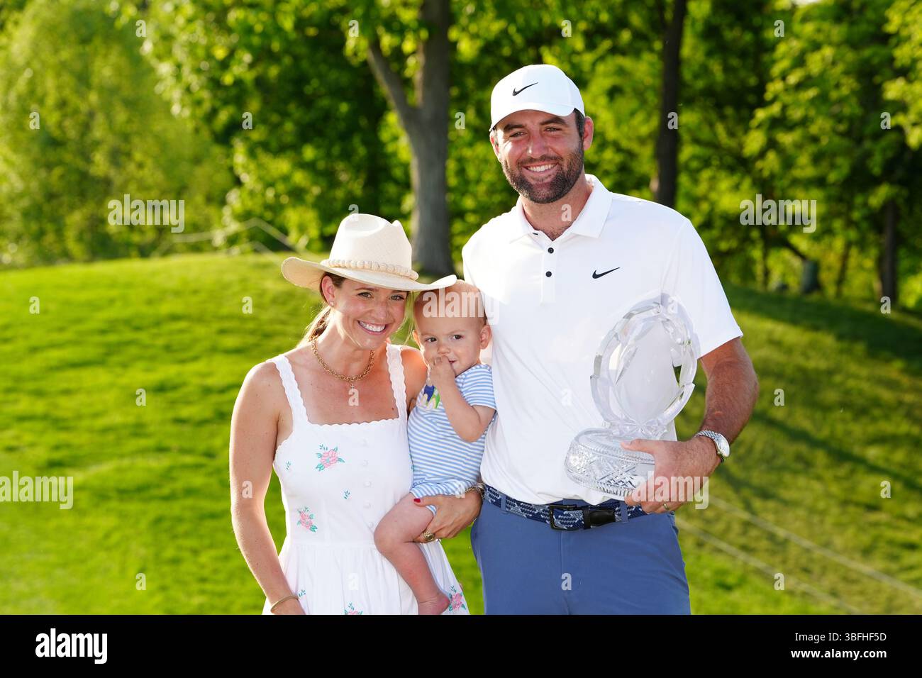 DUBLIN, OH - JUNE 01: PGA golfer Scottie Scheffler poses for a photo ...