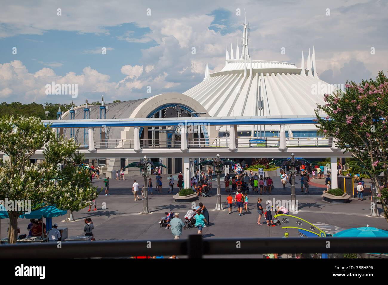 The Space Mountain Futuristic building in Tomorrowland , Magic Kingdom ...