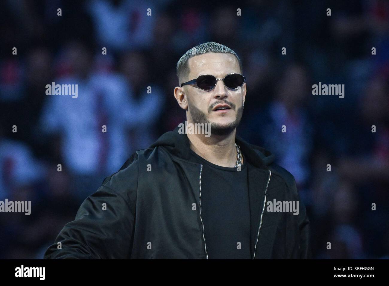 DJ Snake performs as Paris Saint-Germain’s players celebrate the UEFA ...