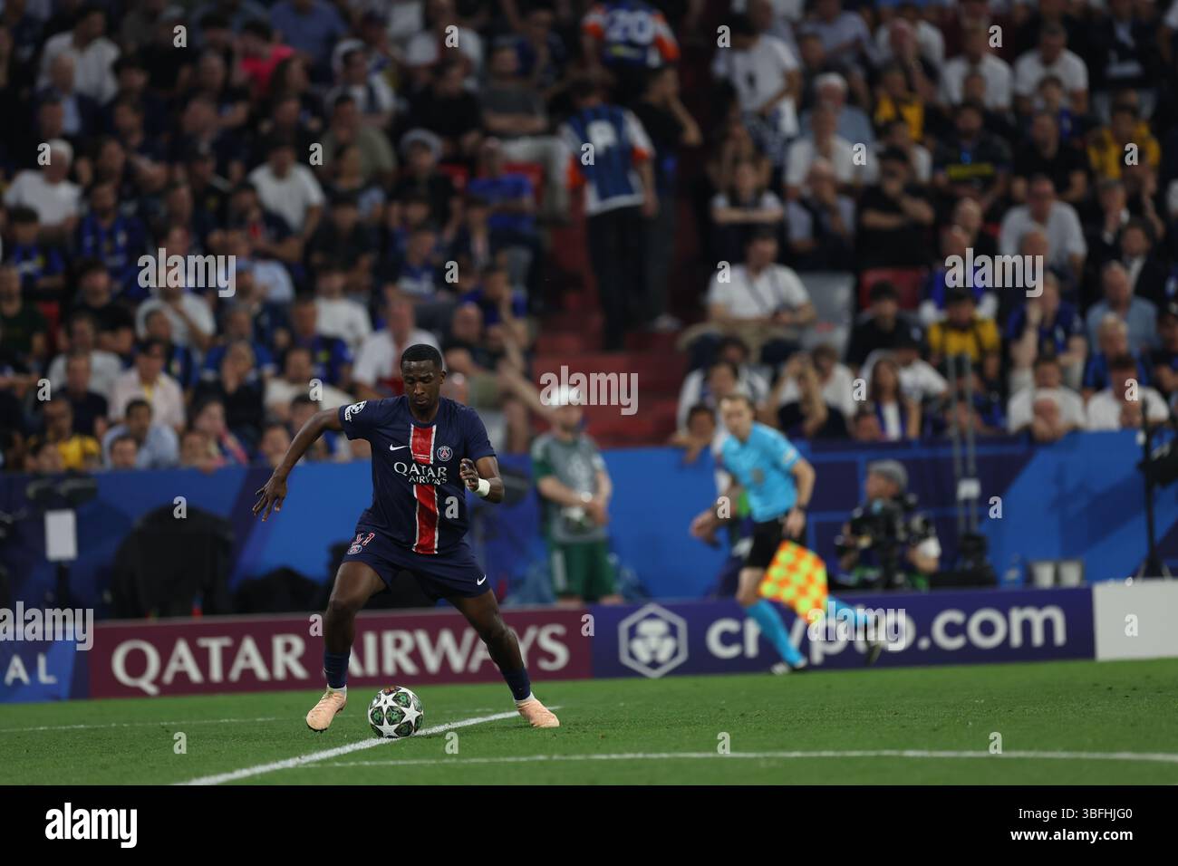 Willian Pacho of PSG is seen in action during of the UEFA Champions ...
