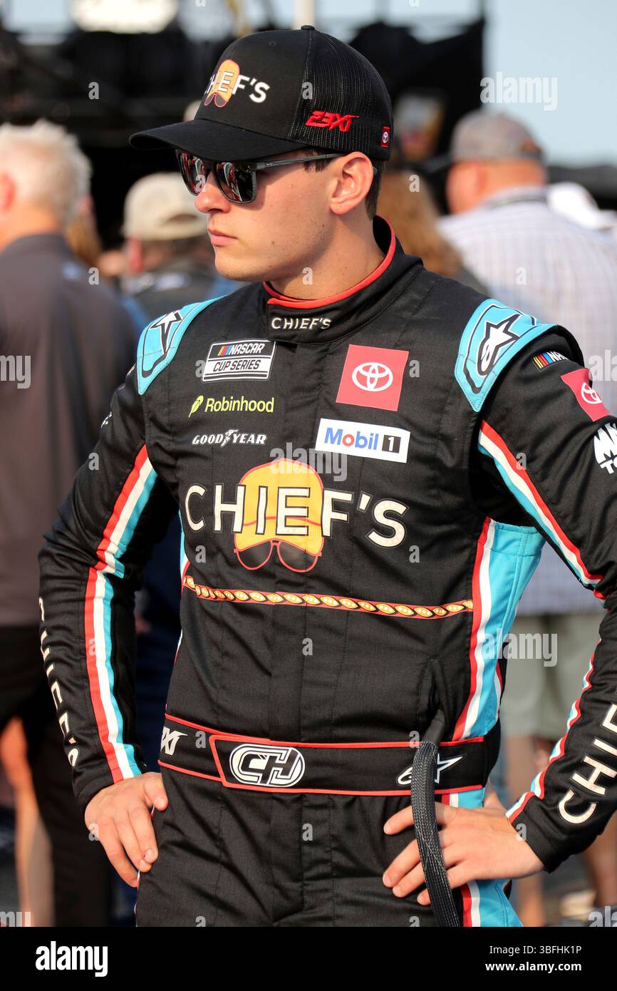 NASHVILLE, TN - JUNE 01: Corey Heim (i) (#67 23XI Racing Chief's Toyota ...