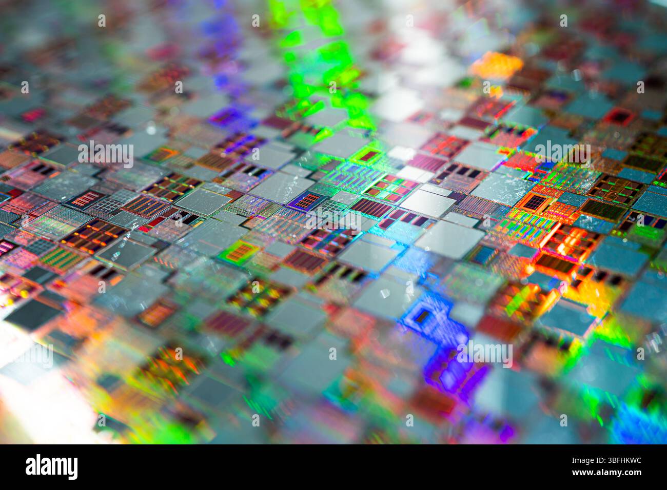 Silicon wafer for manufacturing semiconductor of integrated circuit Stock Photo - Alamy