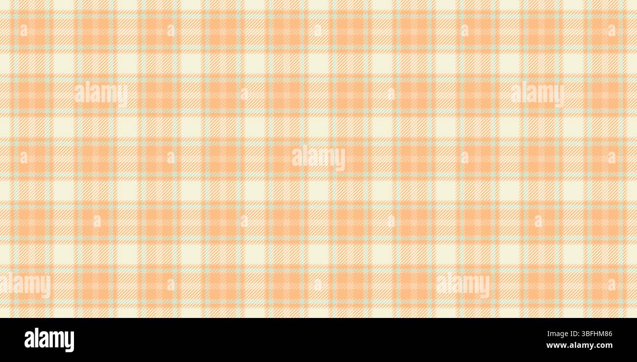 Lovely texture check plaid, peach background pattern fabric ...