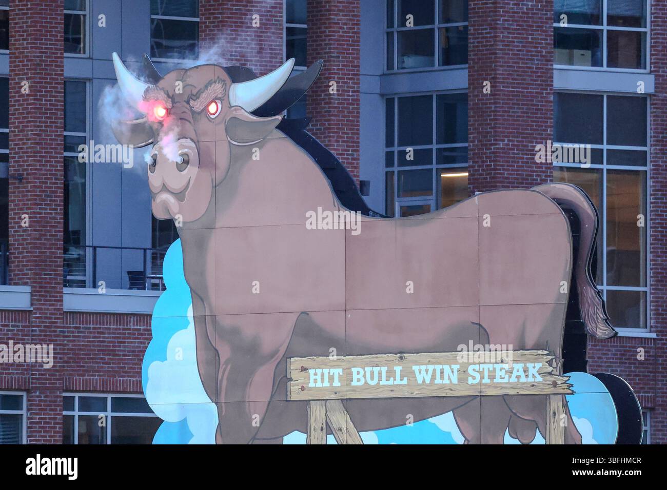 Durham, NC: A general image of the Bull made famous in the movie Bull ...