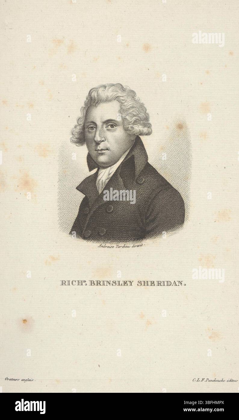 Richard Brinsley Butler Sheridan (30 October 1751 – 7 July 1816) was an ...