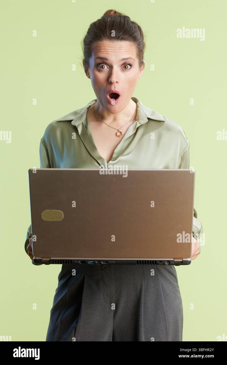 Woman reacts she stands hi-res stock photography and images - Alamy