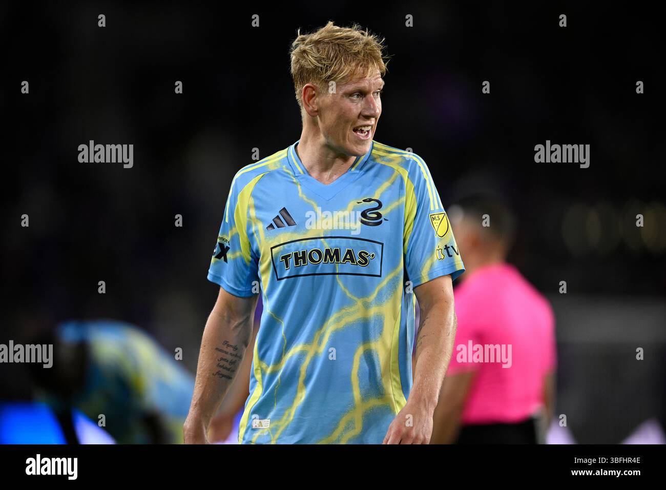 Philadelphia Union defender Jakob Glesnes (5) during an MLS soccer ...