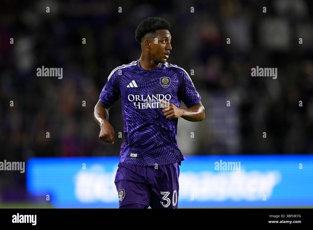 Orlando City defender Alex Freeman (30) during an MLS soccer match ...