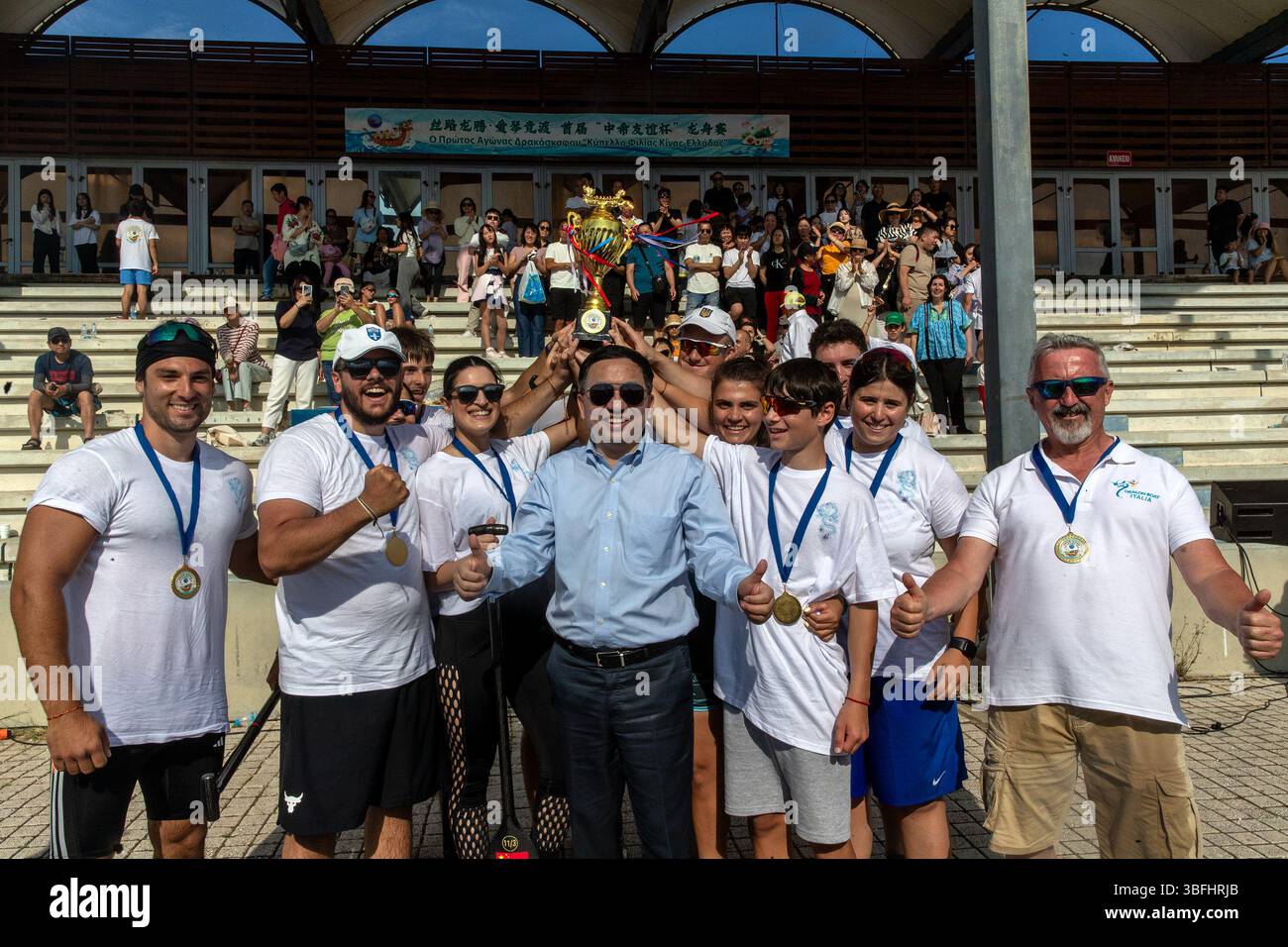 Athens, Greece. 1st June, 2025. Chinese Ambassador to Greece Fang Qiu ...