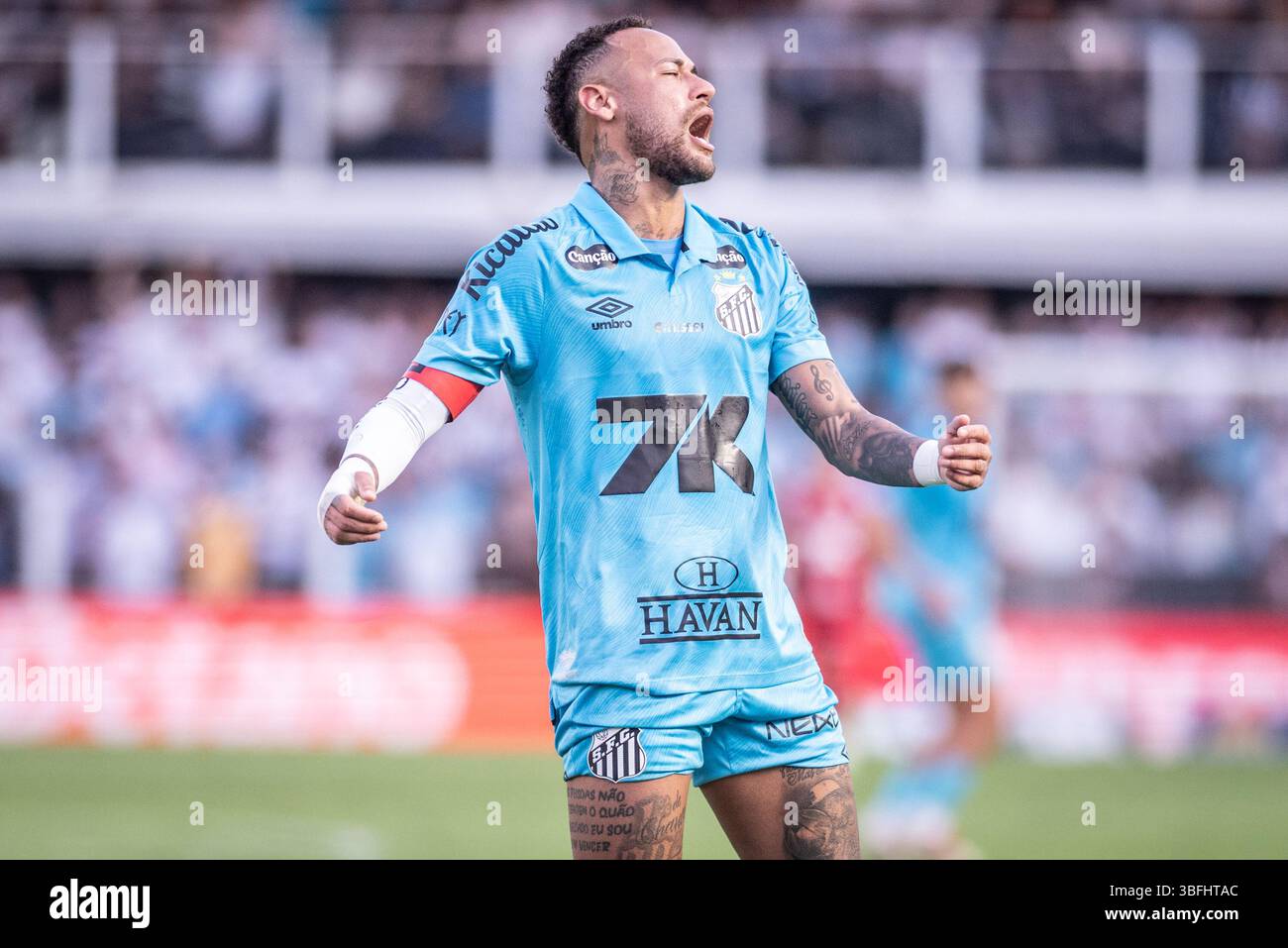 Santos, Brazil. 01st June, 2025. SANTOS, BRAZIL - JUN 01: Neymar Jr. of ...