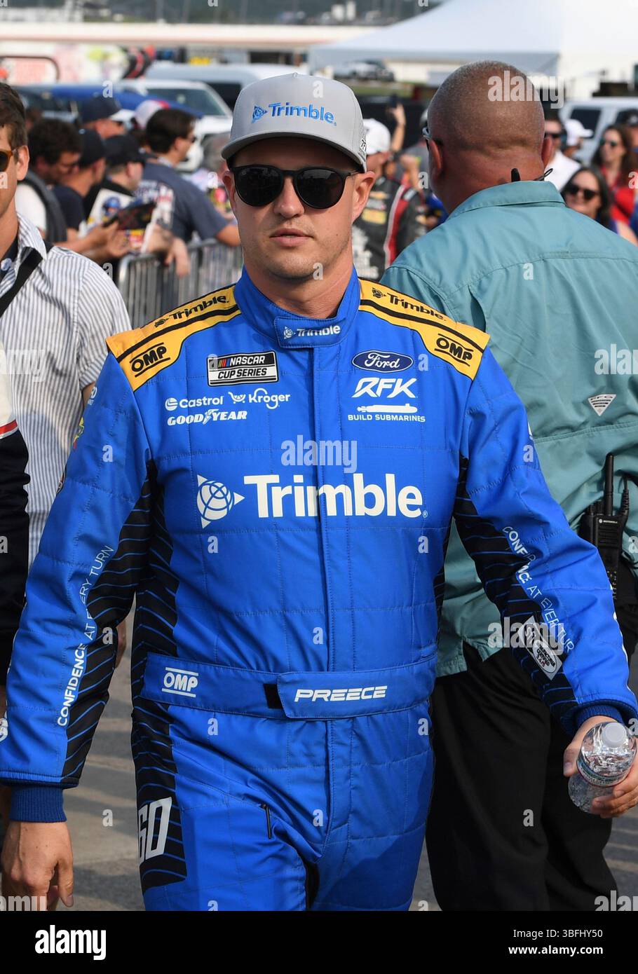NASHVILLE, TN - JUNE 01: Ryan Preece (#60 RFK Racing Trimble Ford ...