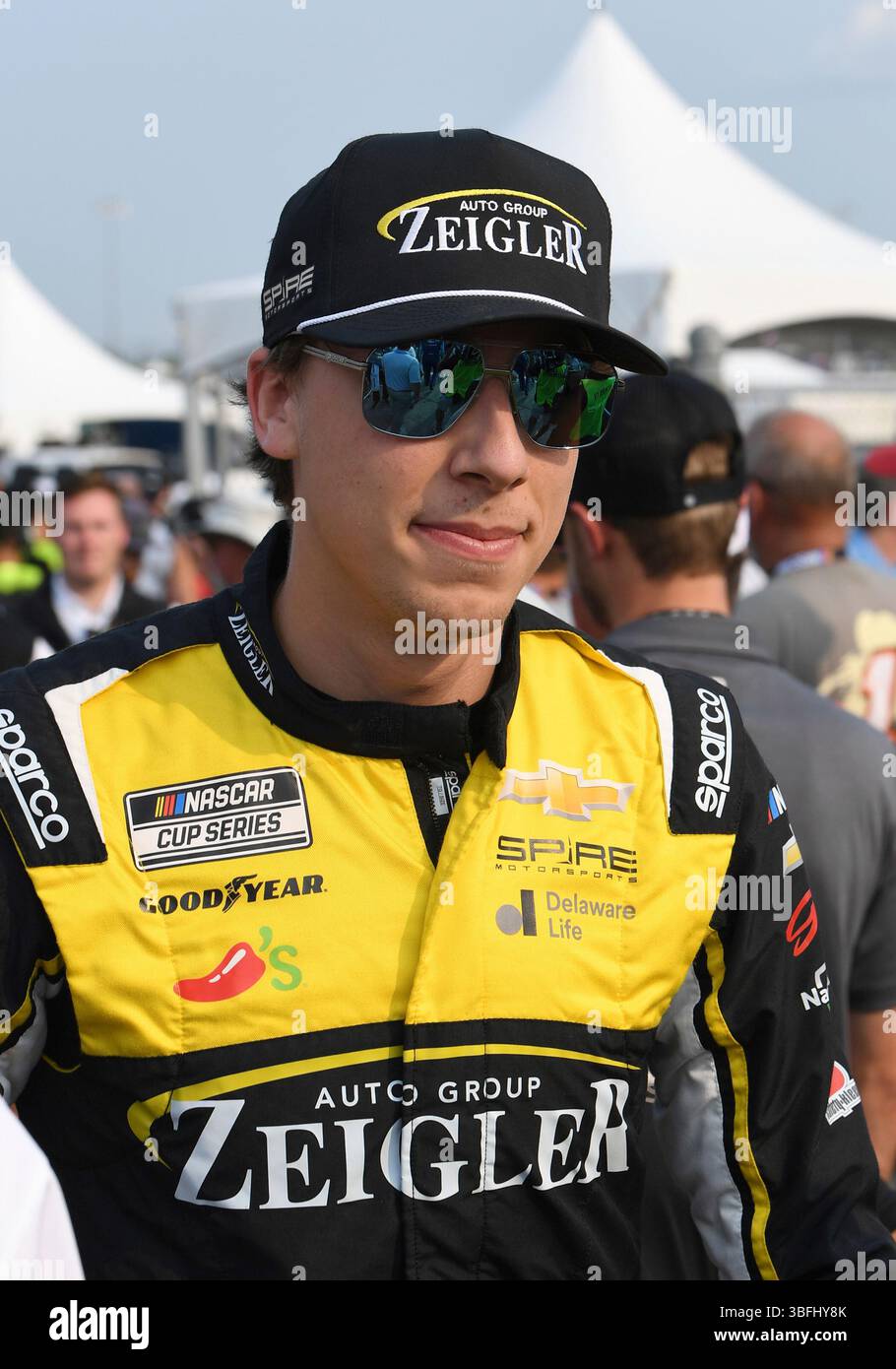 NASHVILLE, TN - JUNE 01: Carson Hocevar (#77 Spire Motorsports Zeigler ...