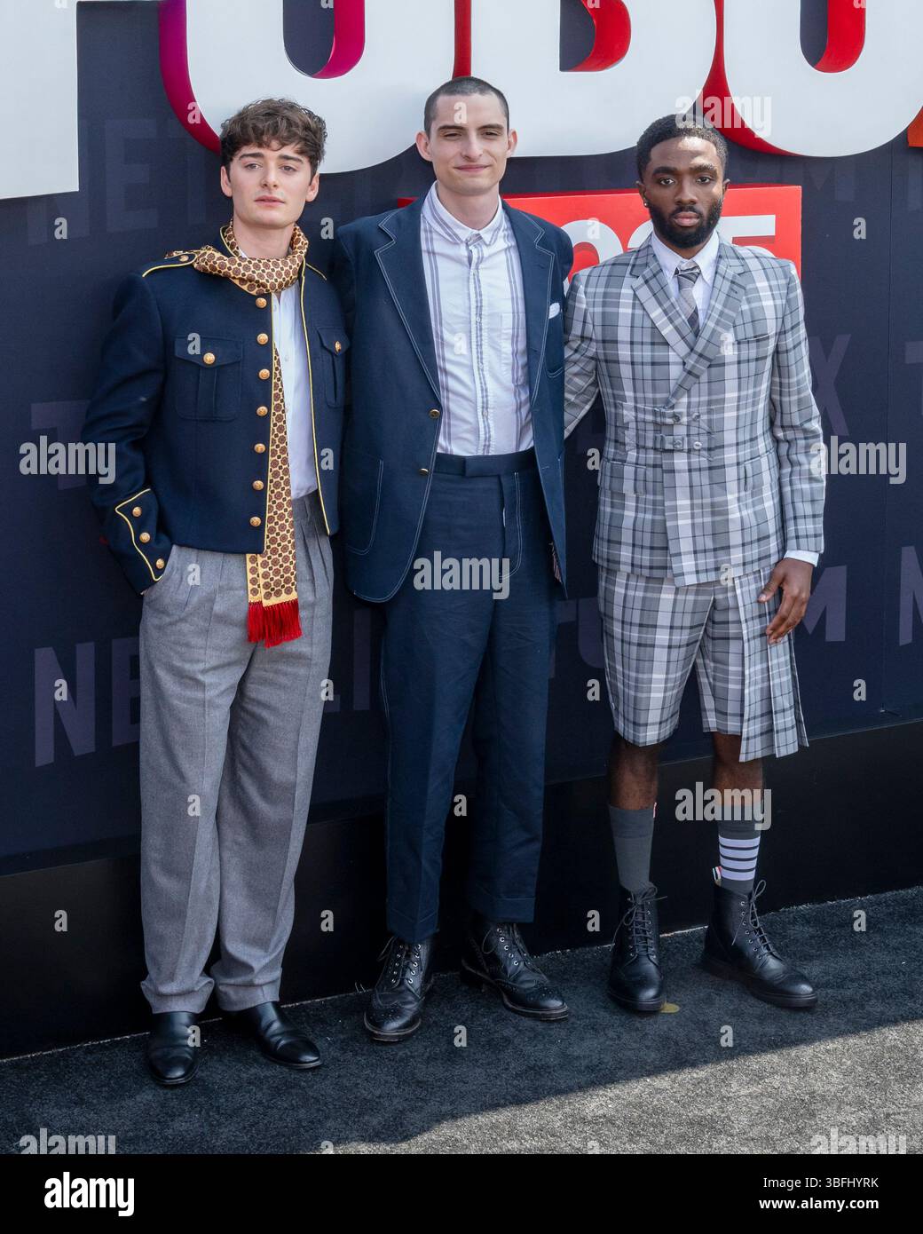 May 31, 2025, Los Angeles, California, USA: (L-R) Noah Schnapp, Finn Wolfhard and Caleb ...