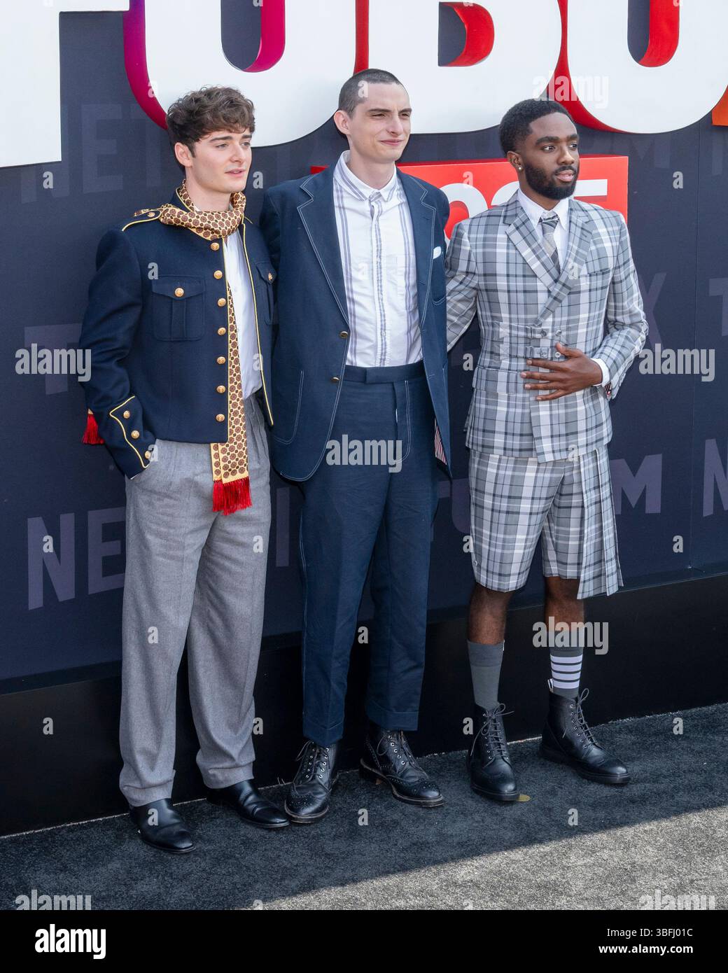 May 31, 2025, Los Angeles, California, USA: (L-R) Noah Schnapp, Finn ...
