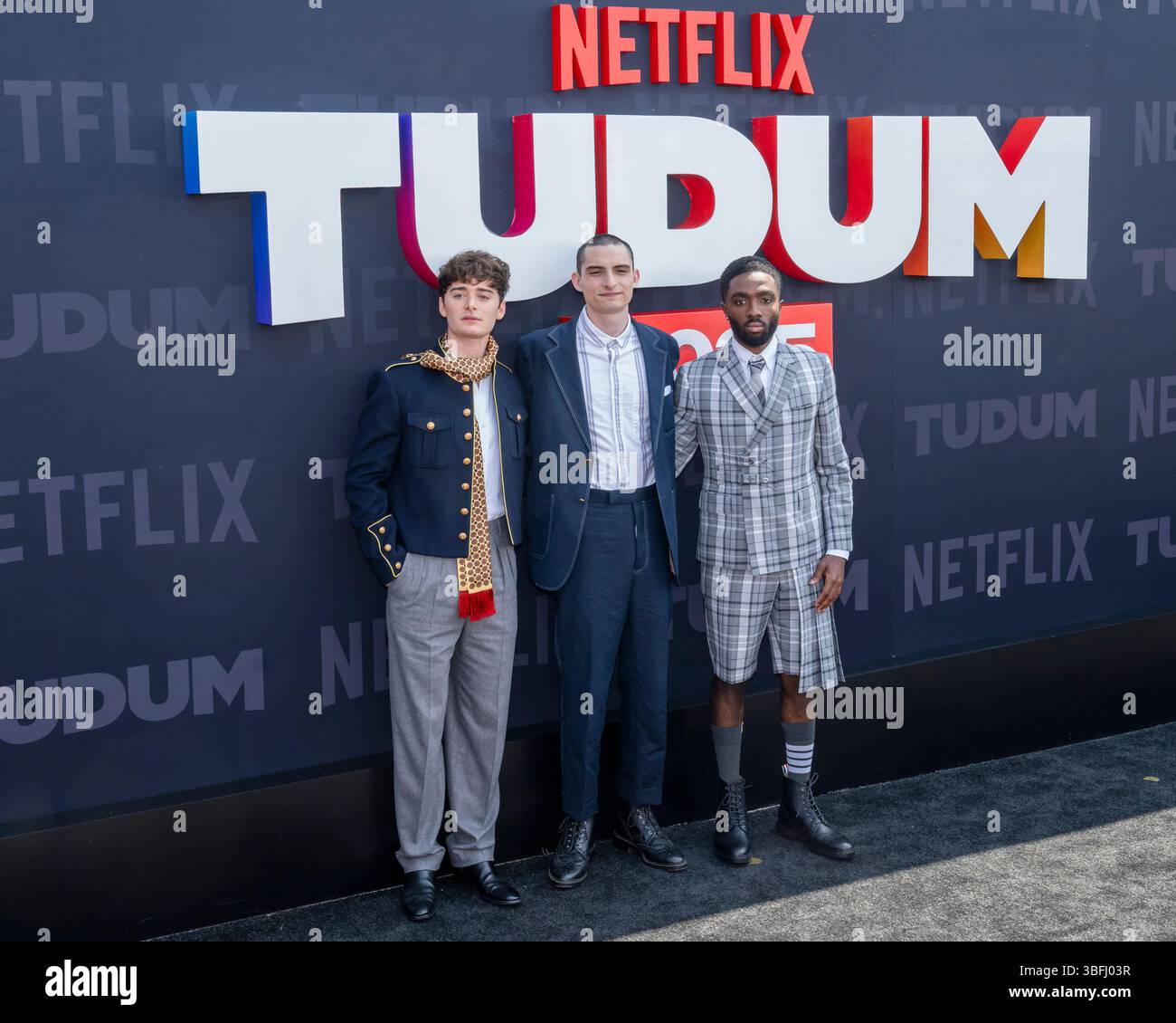 May 31, 2025, Los Angeles, California, USA: (L-R) Noah Schnapp, Finn Wolfhard and Caleb ...