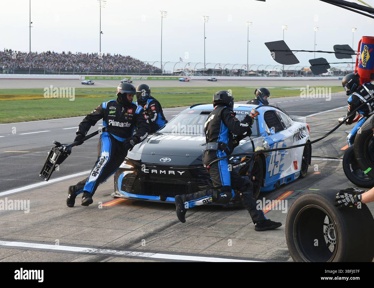 NASHVILLE, TN - JUNE 01: Tyler Reddick (#45 23XI Racing Pinnacle Toyota ...