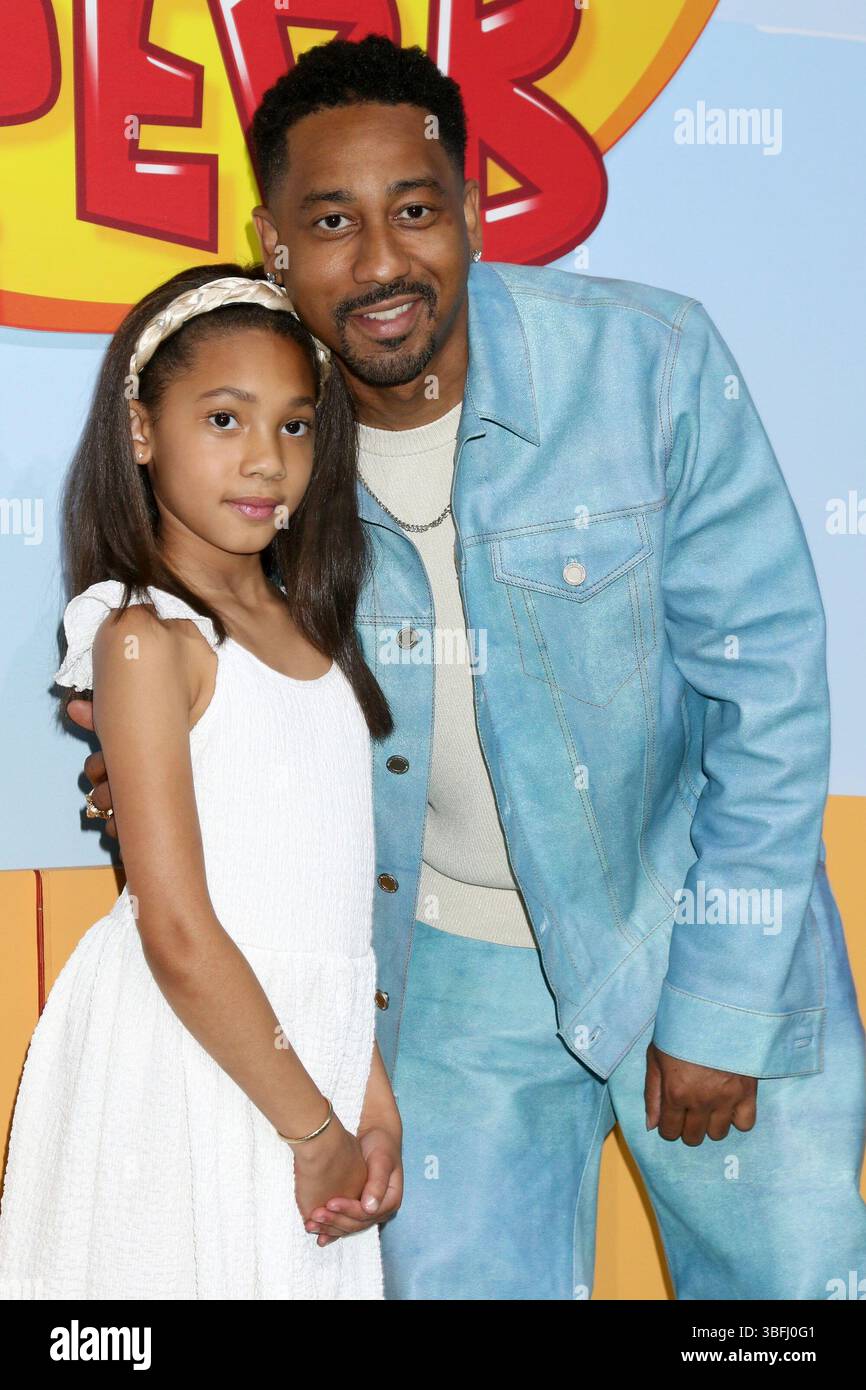 Ca. 31st May, 2025. Brandon T Jackson, daughter at arrivals for PHINEAS ...