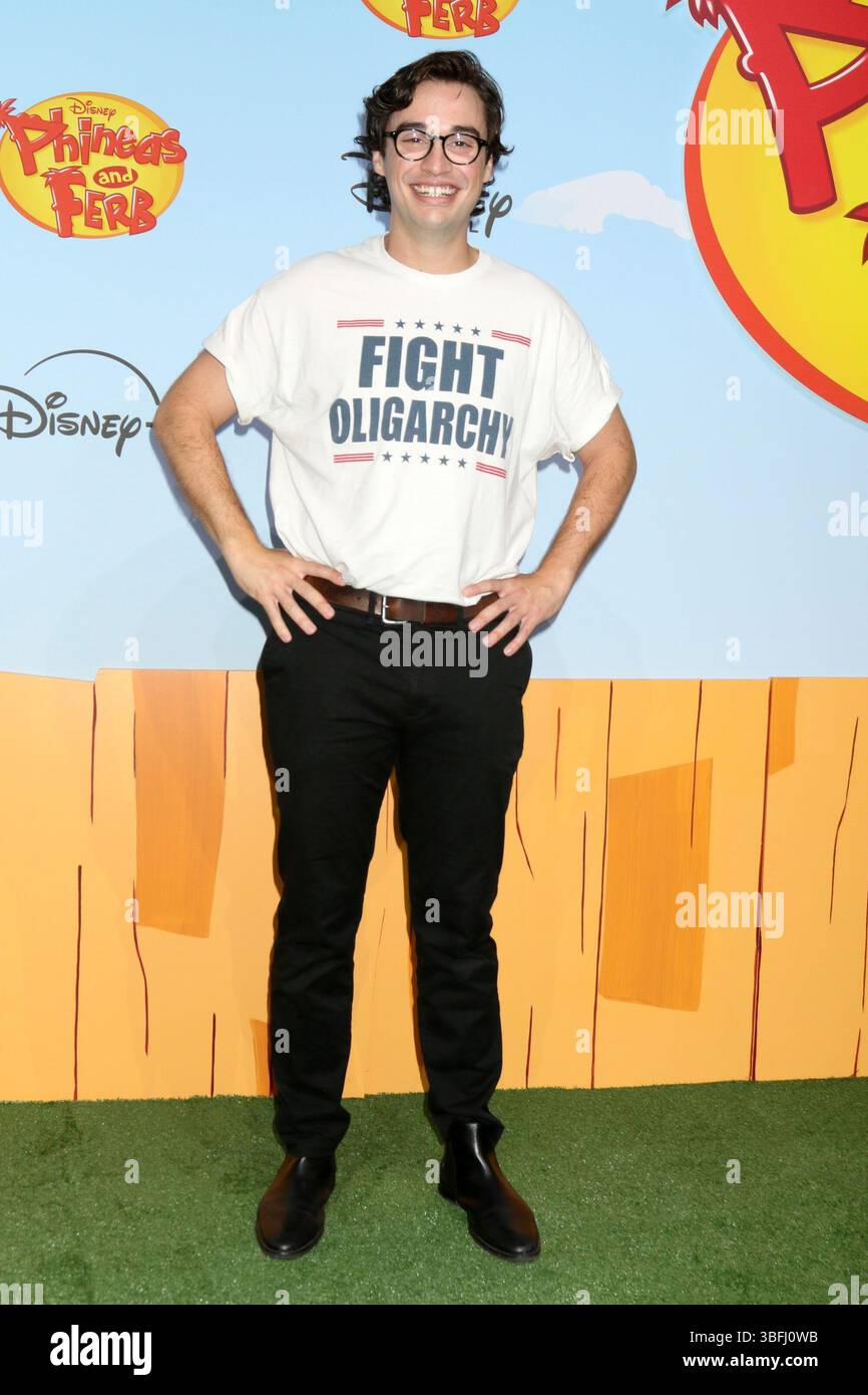 Ca. 31st May, 2025. Joey Bragg at arrivals for PHINEAS AND FERB Season ...