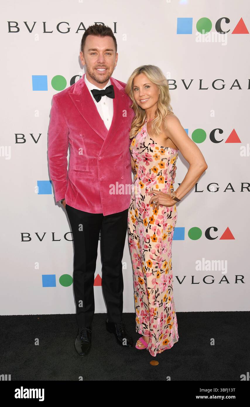 LOS ANGELES, CALIFORNIA - MAY 31: (L-R) Blake Johnson and Courtney ...