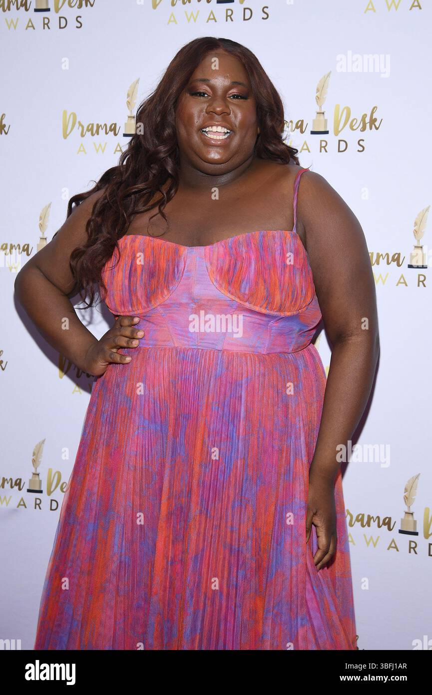 New York, USA. 01st June, 2025. Alex Newell attends the 69th Annual ...