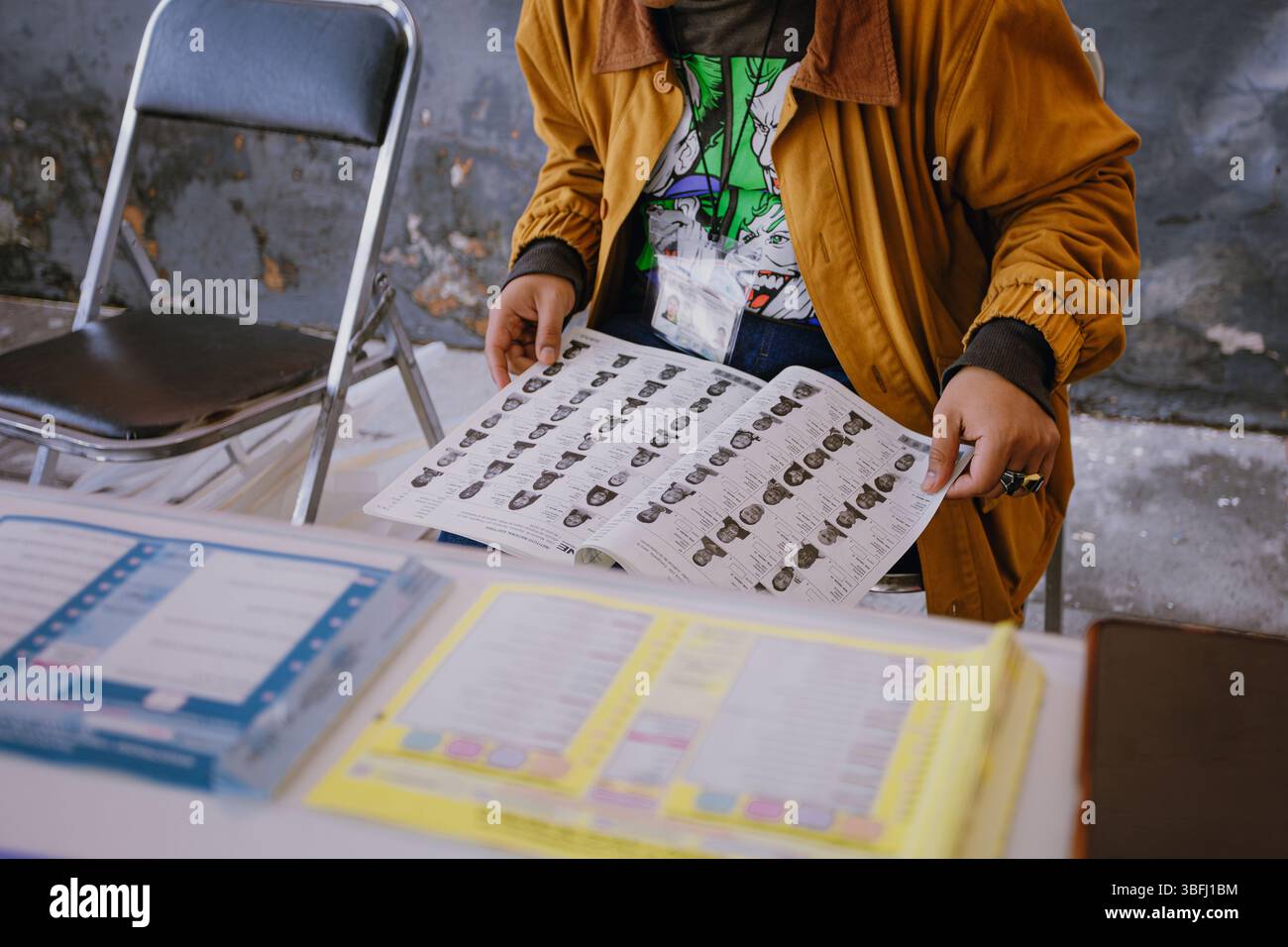 Ballots for the first-ever judicial election in Mexico are shown in ...