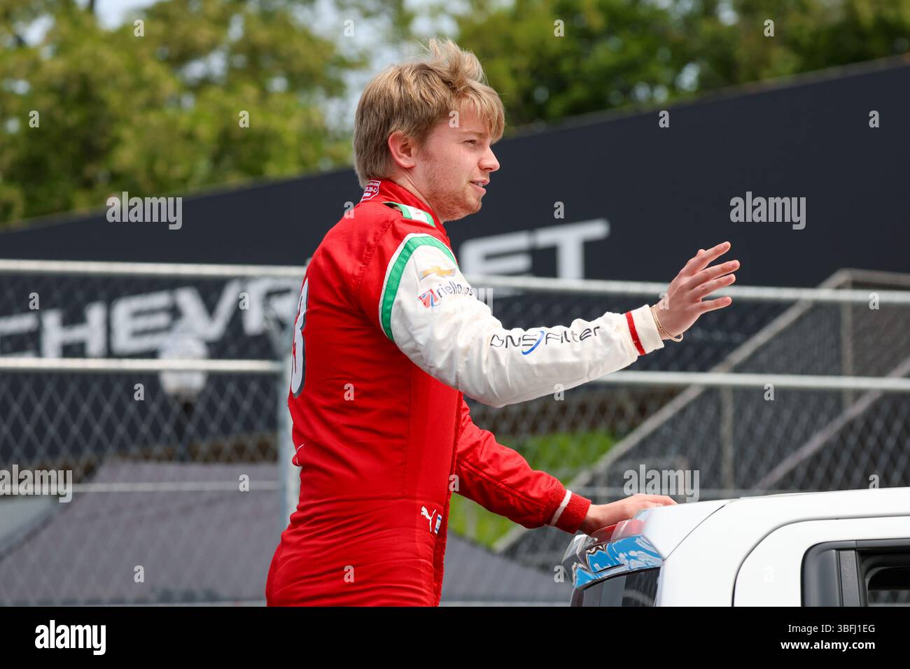 June 1st, 2025: PREMA Racing driver Robert Shwartzman (83) rides around ...