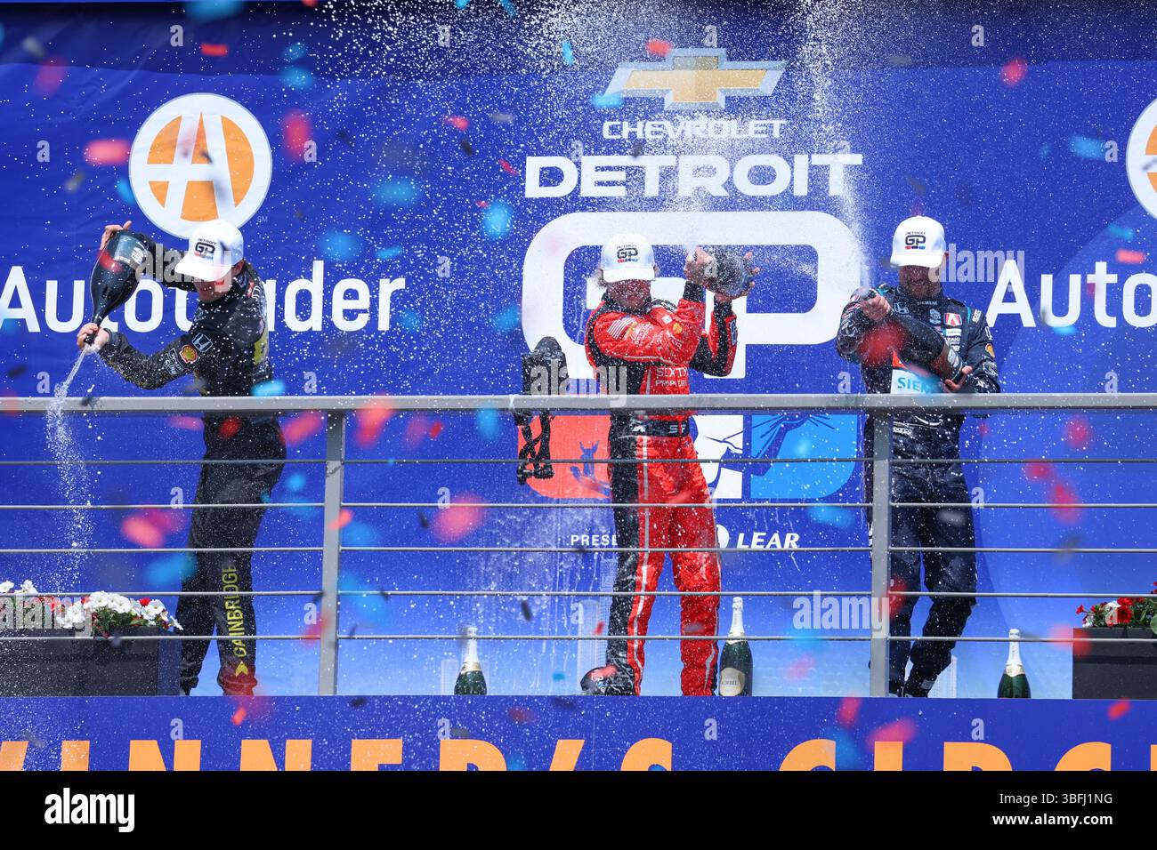June 1st, 2025: Andretti Global drivers Colton Herta (26), Kyle ...