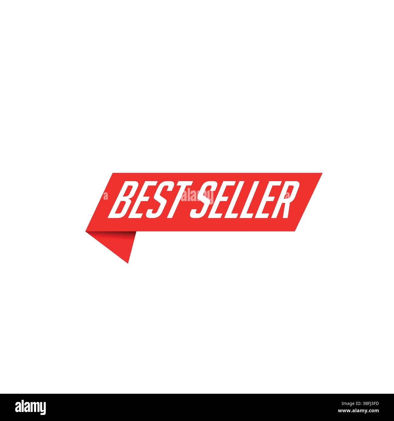 Red Best Seller Badge Vector | Clean Badge Design on White Background ...