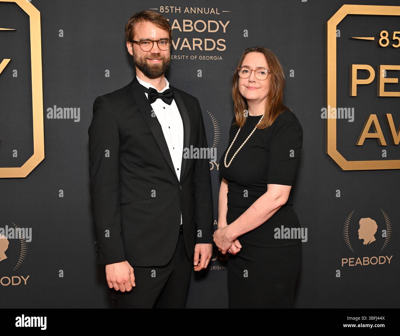 Benjamin Ree and Ingvil Giske arriving to the 85th Annual Peabody ...