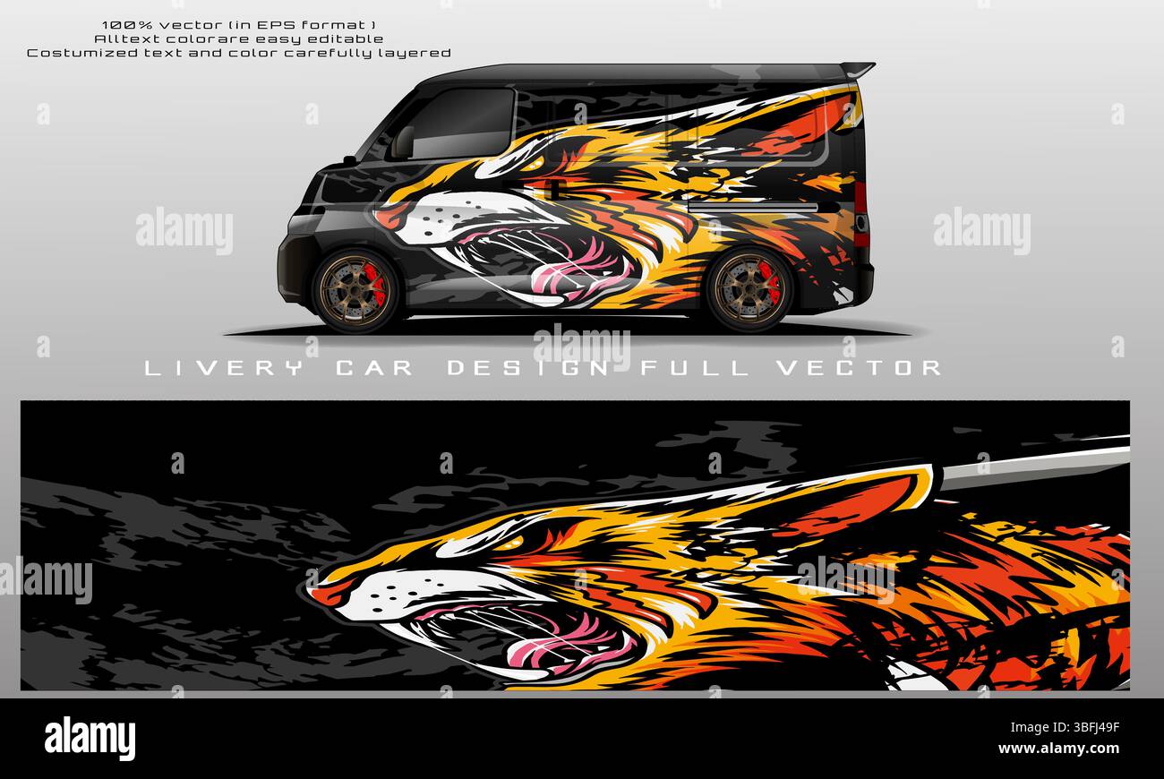 car livery graphic vector. abstract grunge background design for ...