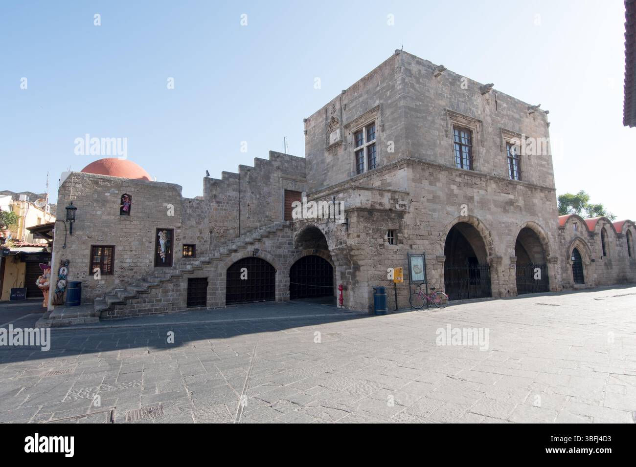 Rhodes Central Public Library Stock Photo - Alamy