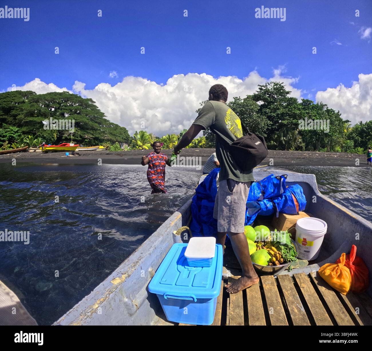 Pacific islands people western food hi-res stock photography and images ...