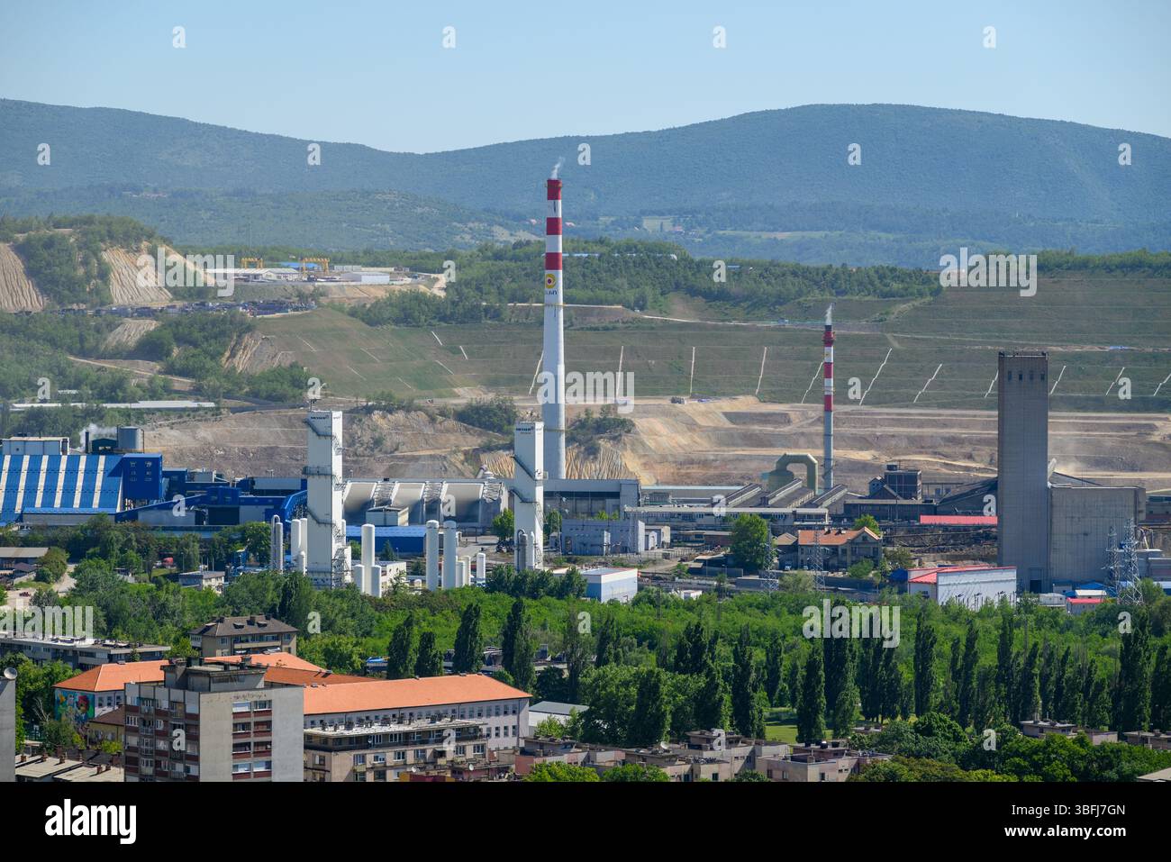 Copper mine and smelting complex of Zijin Bor Copper, one of the ...