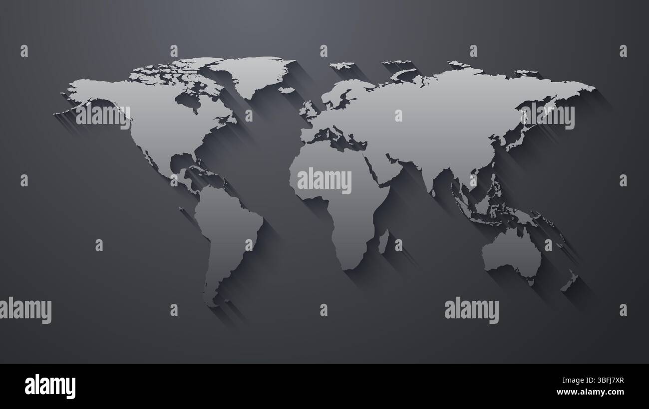 3D Globe World Map Template. 3D wolrd map Design for Education, Science ...
