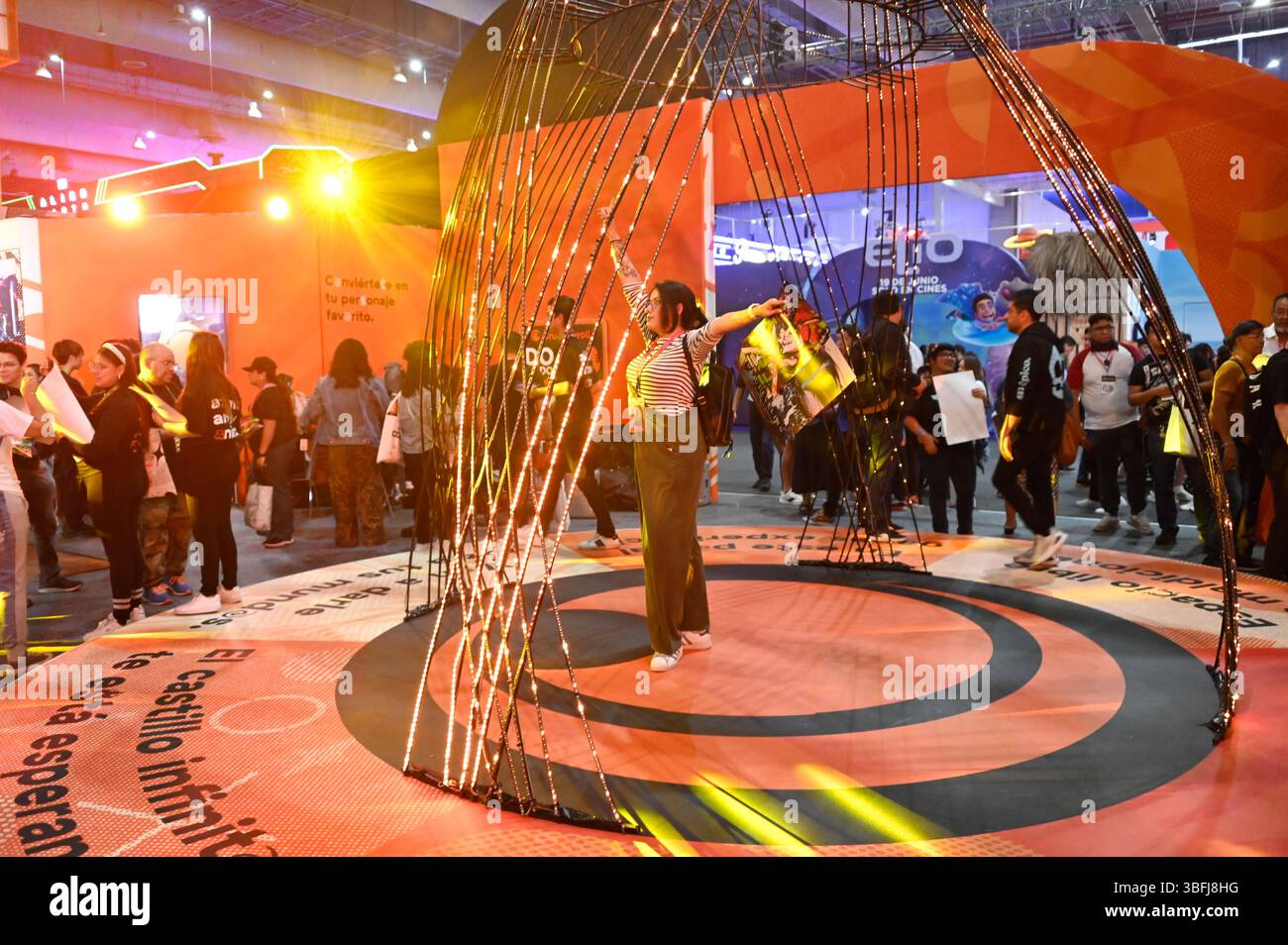 Comic Con Experience Mexico 2025 CCXP - Day 2 A woman poses during the ...