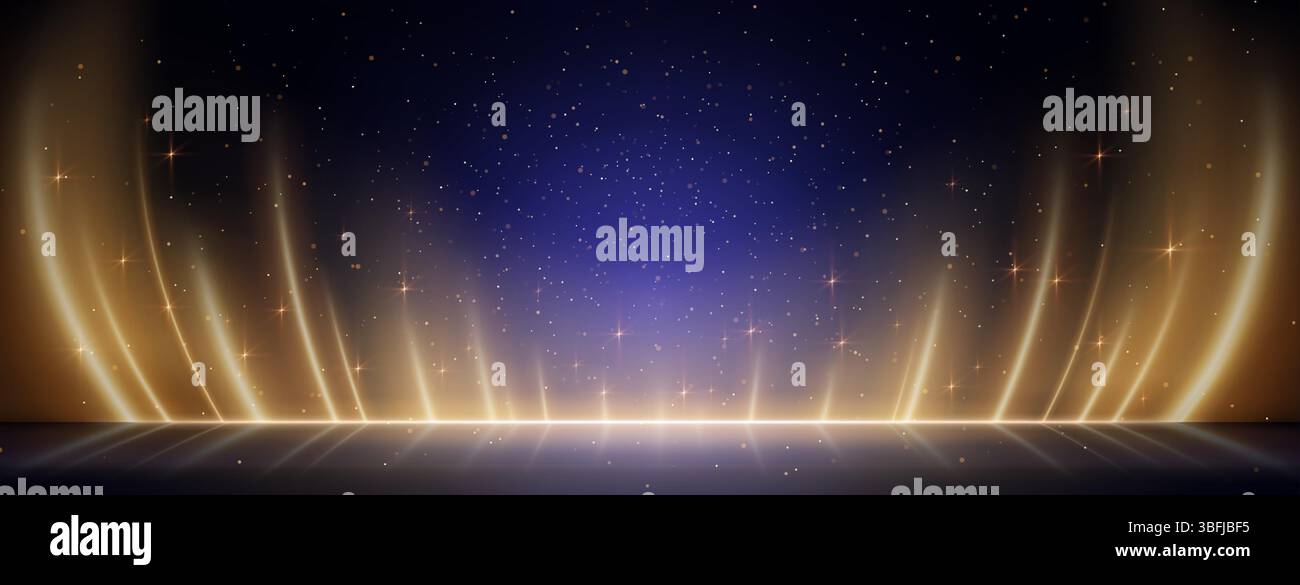 Magic particles rising from light hi-res stock photography and images ...