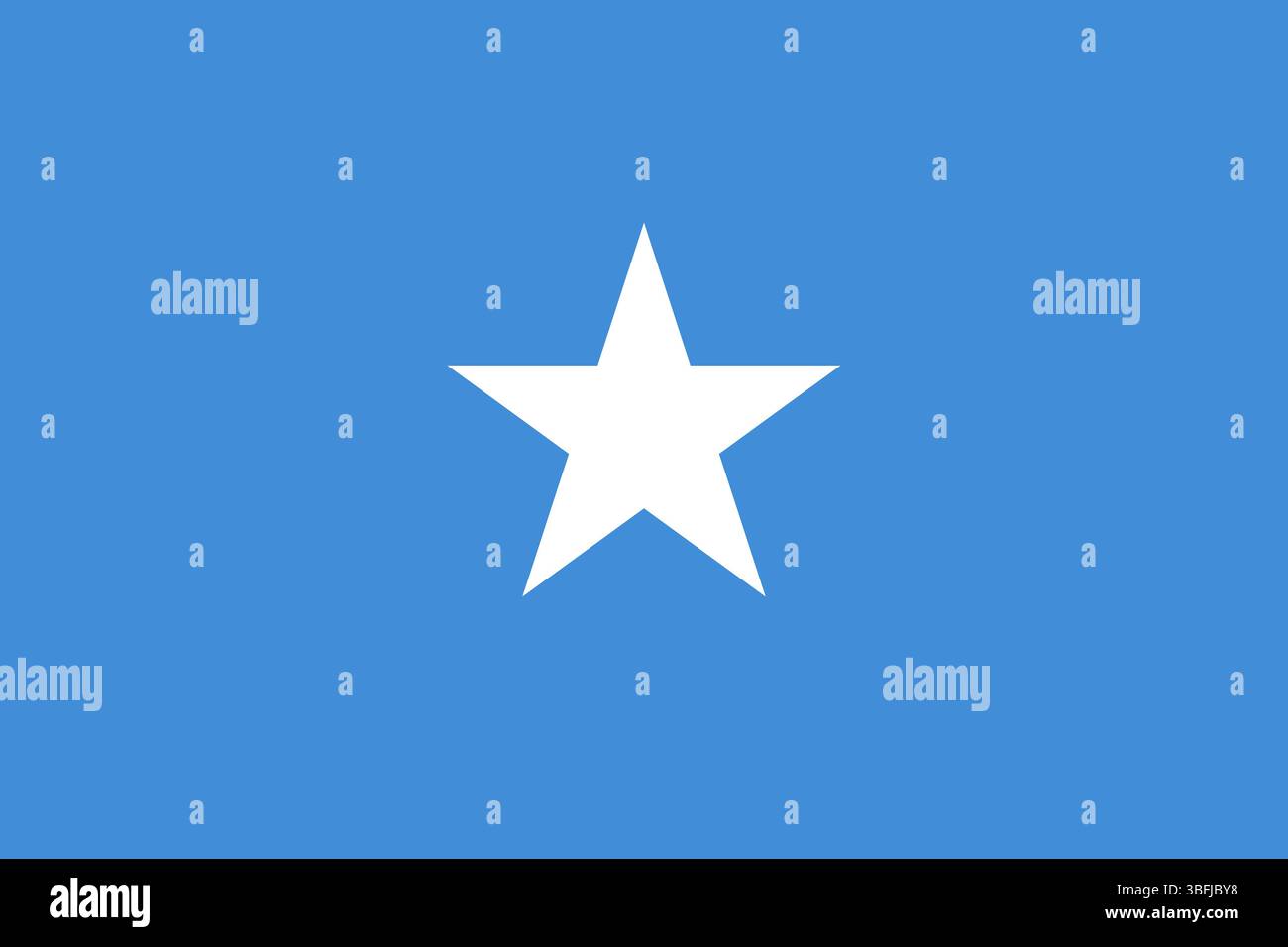 Flag of Somalia. Flag icon. Standard color. Standard size. A ...