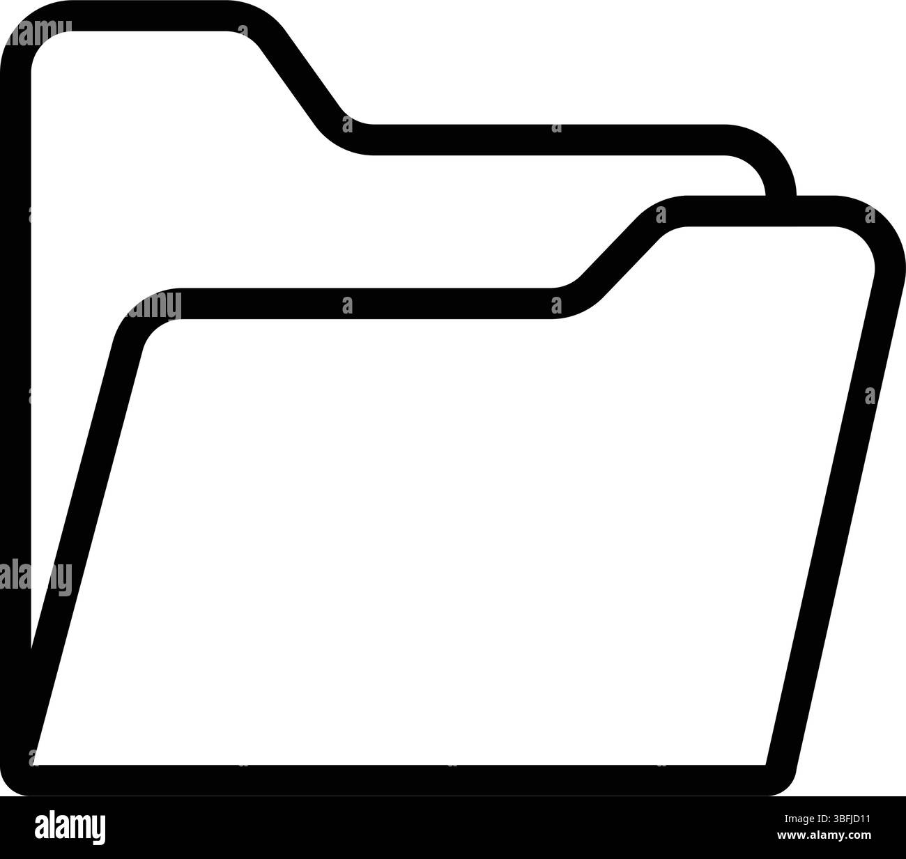 Folder icon web business Black and White Stock Photos & Images - Alamy