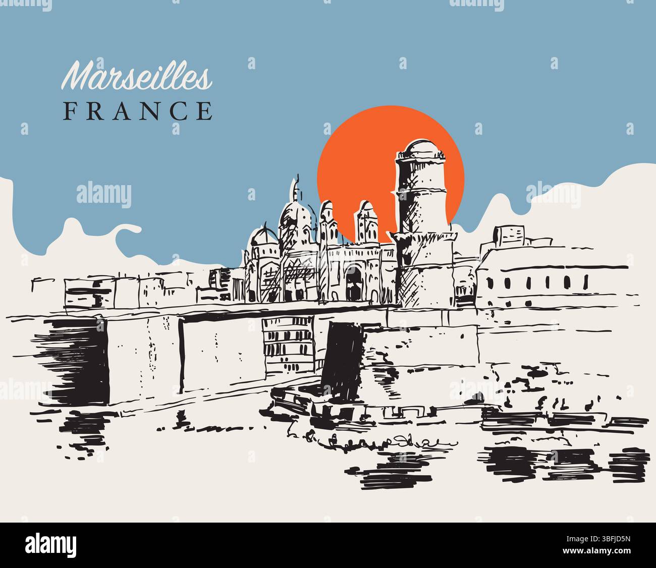 Mediterranean south Stock Vector Images - Alamy